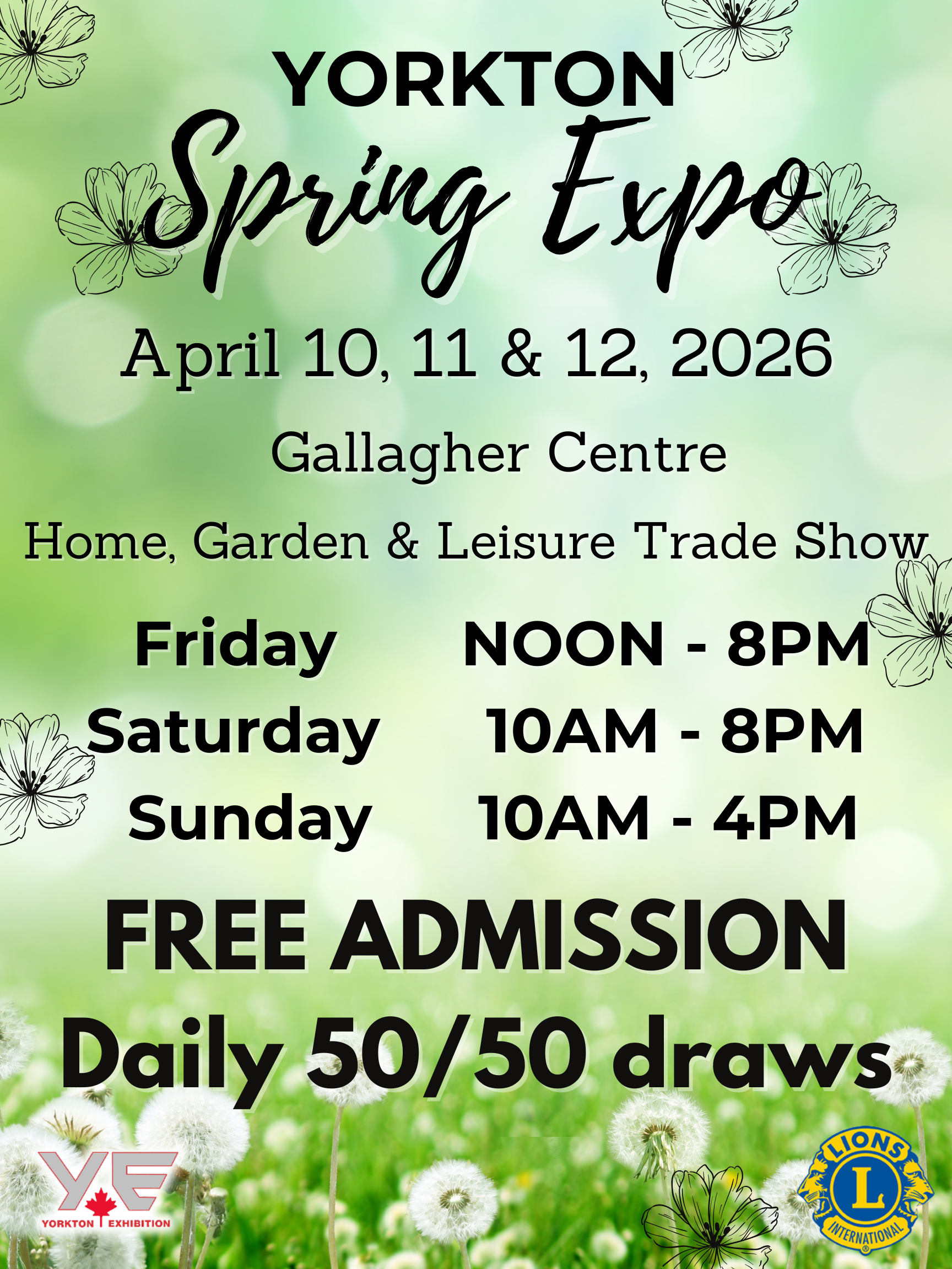 Spring Expo – Yorkton Agricultural & Industrial Exhibition Association Ltd.